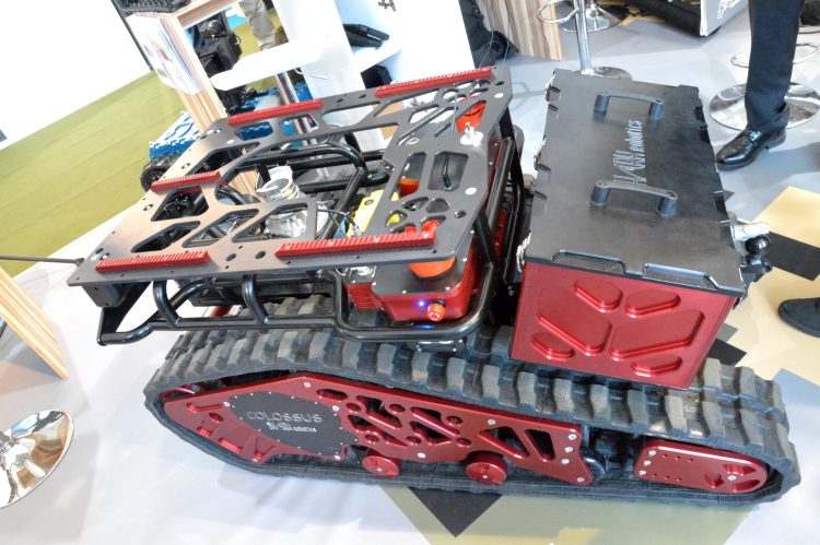 Le robot COLOSSUS en renfort des Pompiers - Opérationnels SLDS